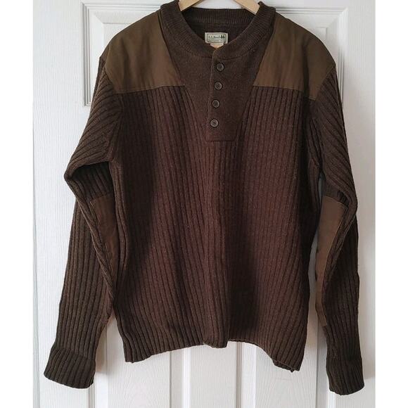 L.L. Bean | Sweaters | Mens Ll Bean Sweater Merino Lambs Wool Commando ...